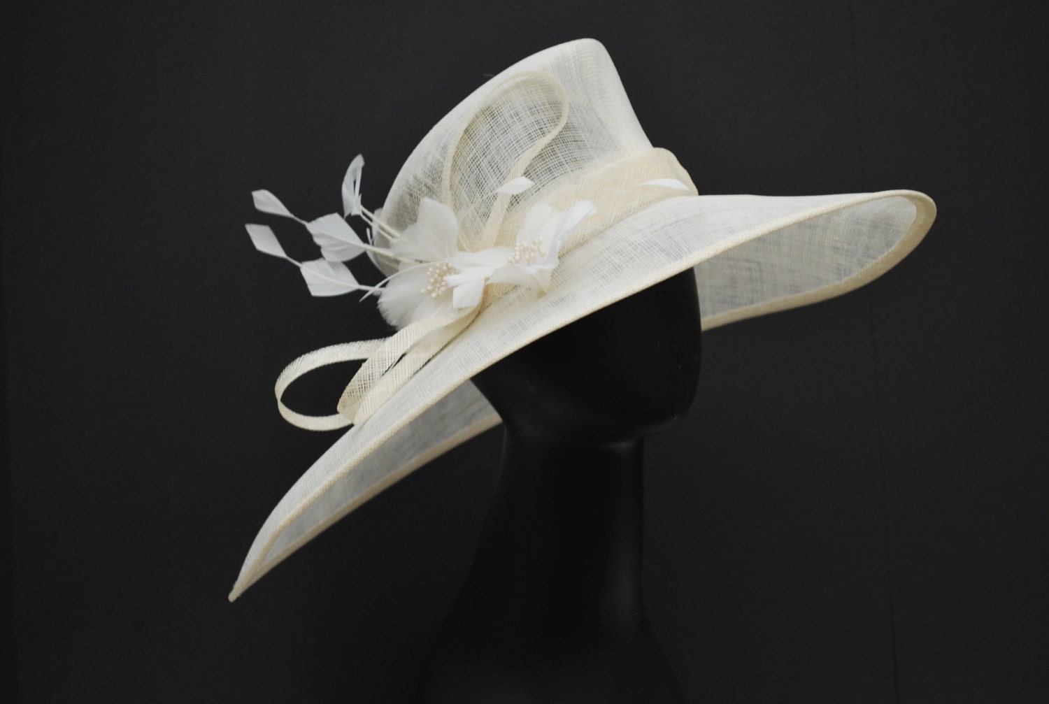 Ivory Easter Hat Church Hat Tea Party Hat Ivory Hat Formal - Etsy