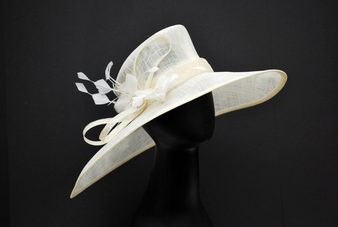 Ivory Easter Hat Church Hat Tea Party Hat Ivory Hat Formal - Etsy