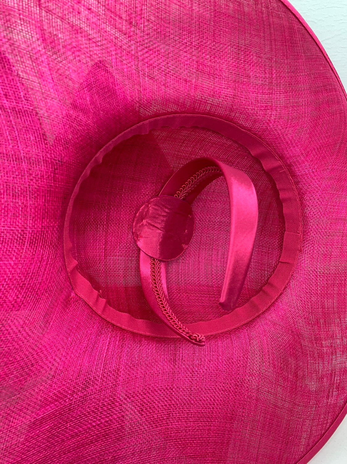 Fuchsia Pink Derby Hat Tea Party Hat High Tea Hat Church | Etsy