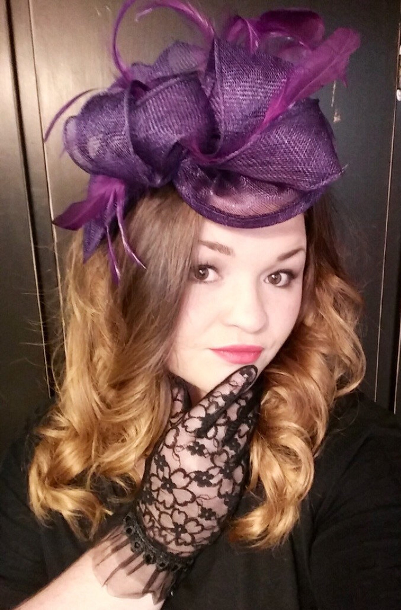 Purple Fascinator, Tea Party Hat, Church Hat, Kentucky Derby Hat, Fancy ...