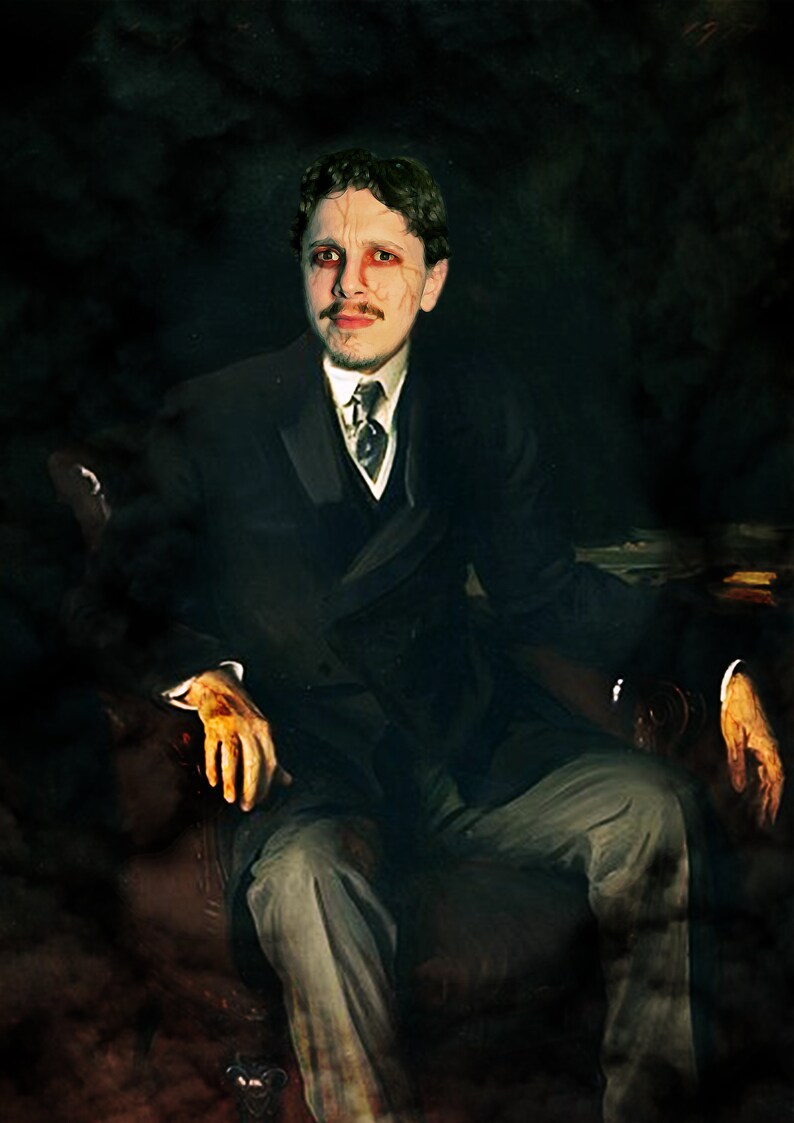 Creepy Portrait - Etsy