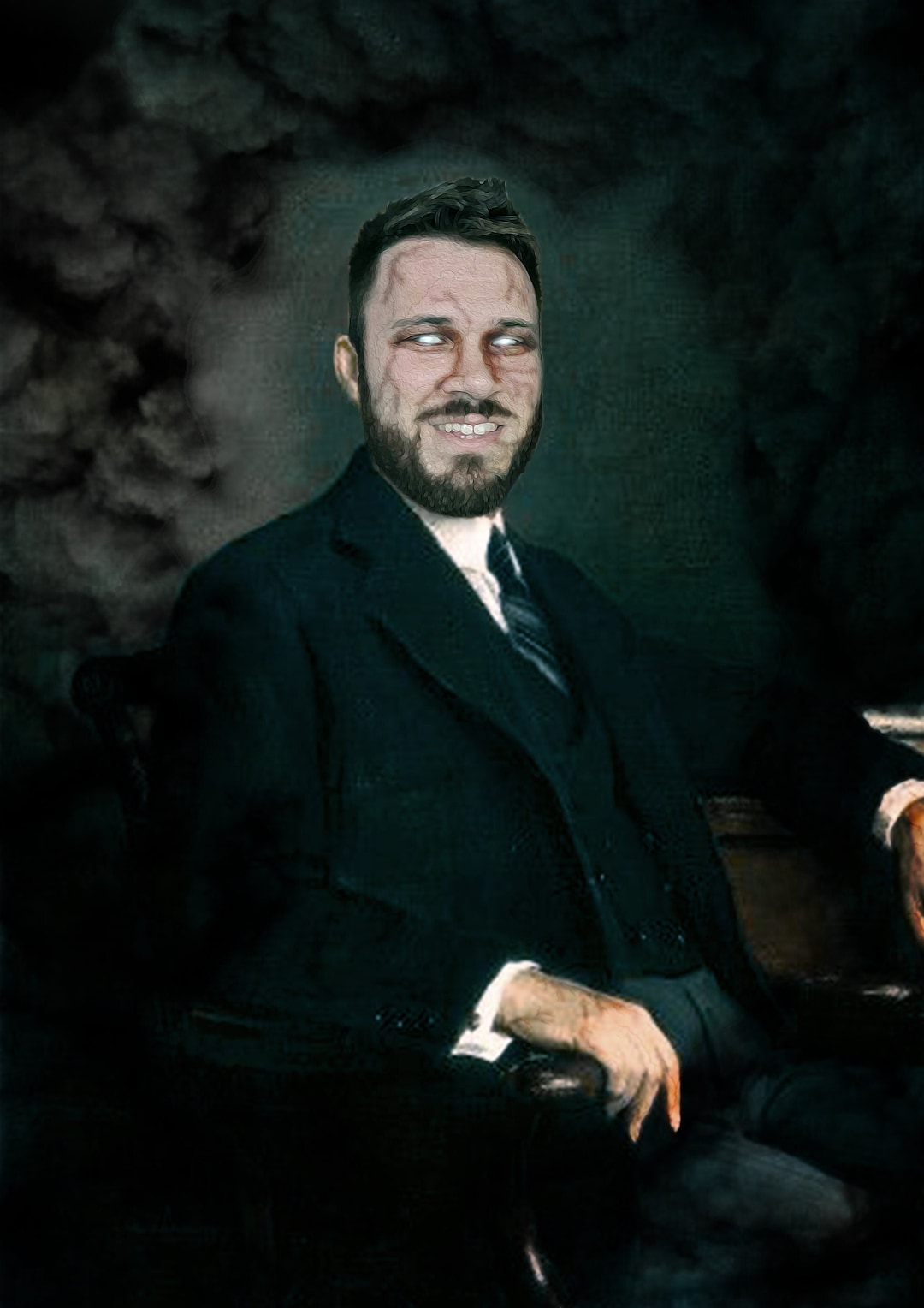 Creepy Portrait - Etsy