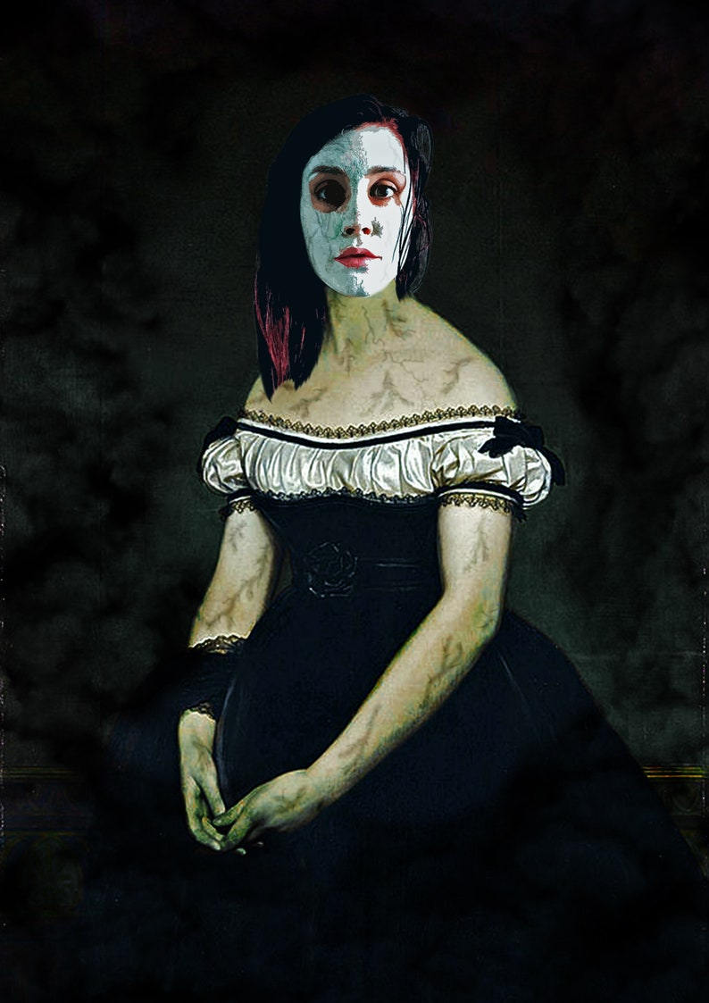 Creepy Portrait - Etsy