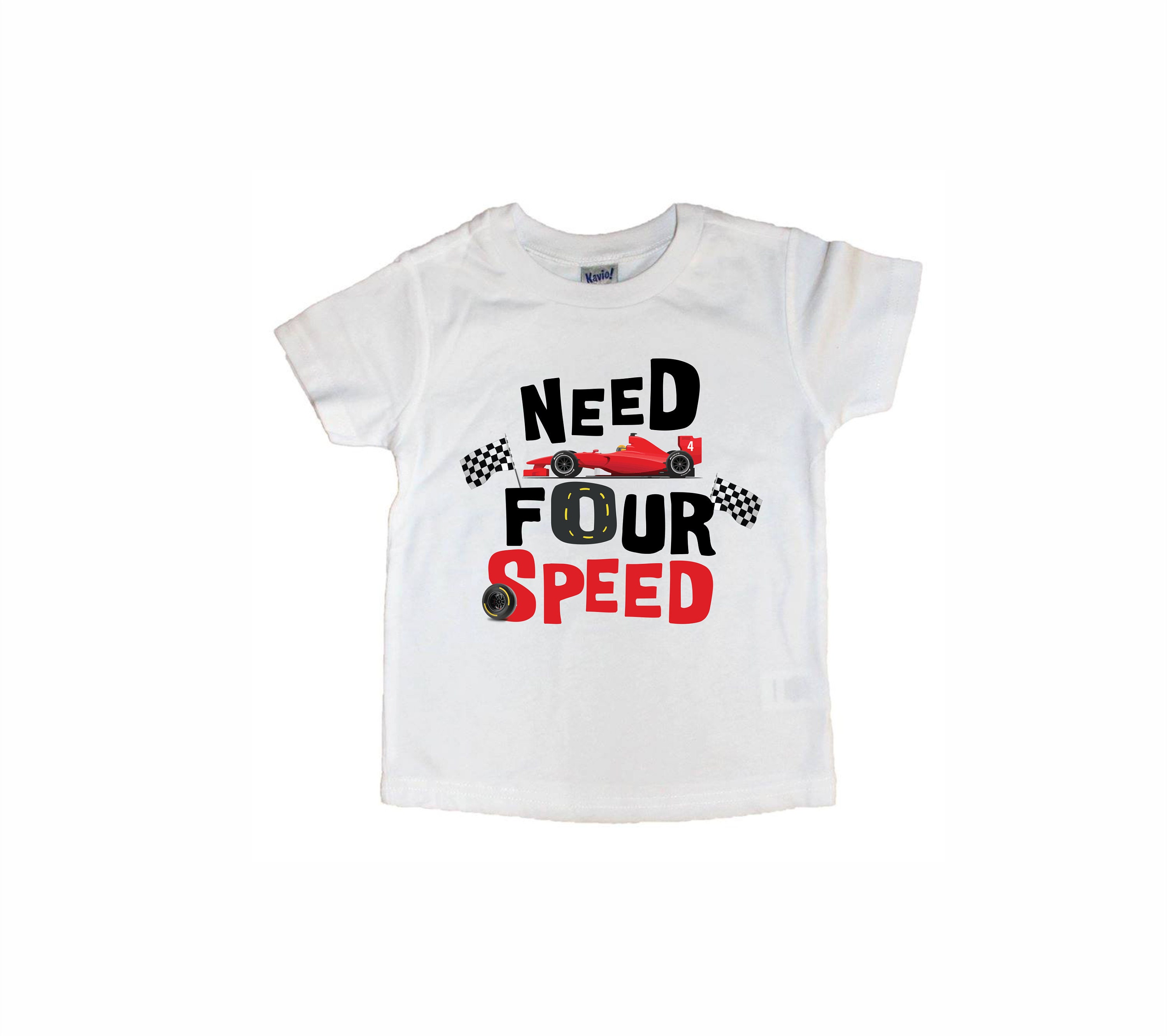 4th Birthday Shirt Boy Race Car Birthday Need Four Speed - Etsy
