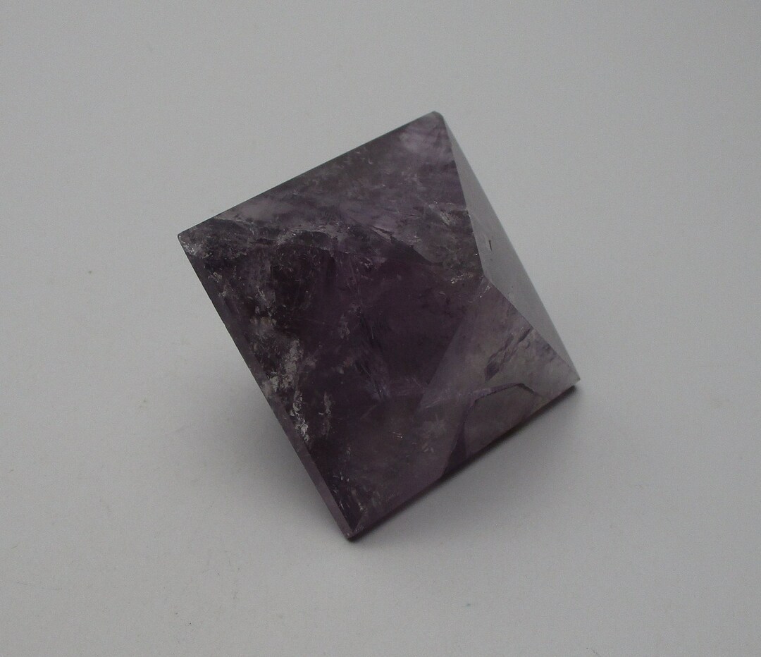 Amethyst Octahedron Sacred Geometry Brazil Crystal Cave Rocks - Etsy
