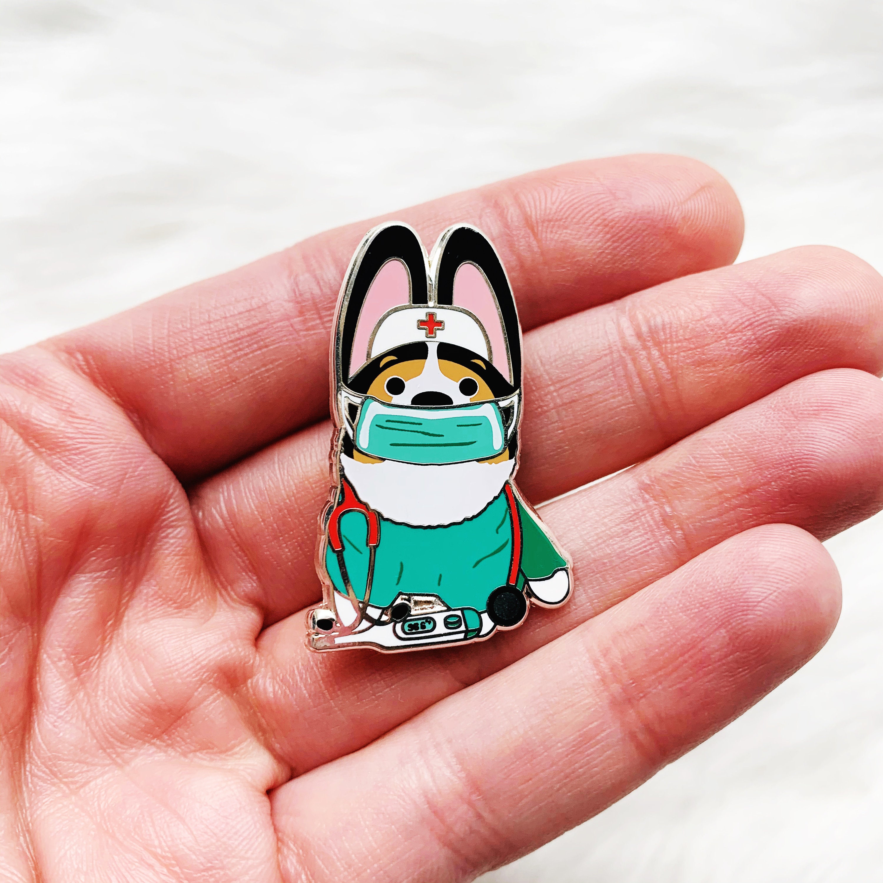 Essential Corgi Nurse Hero Hard Enamel Pin sold Separately OR | Etsy