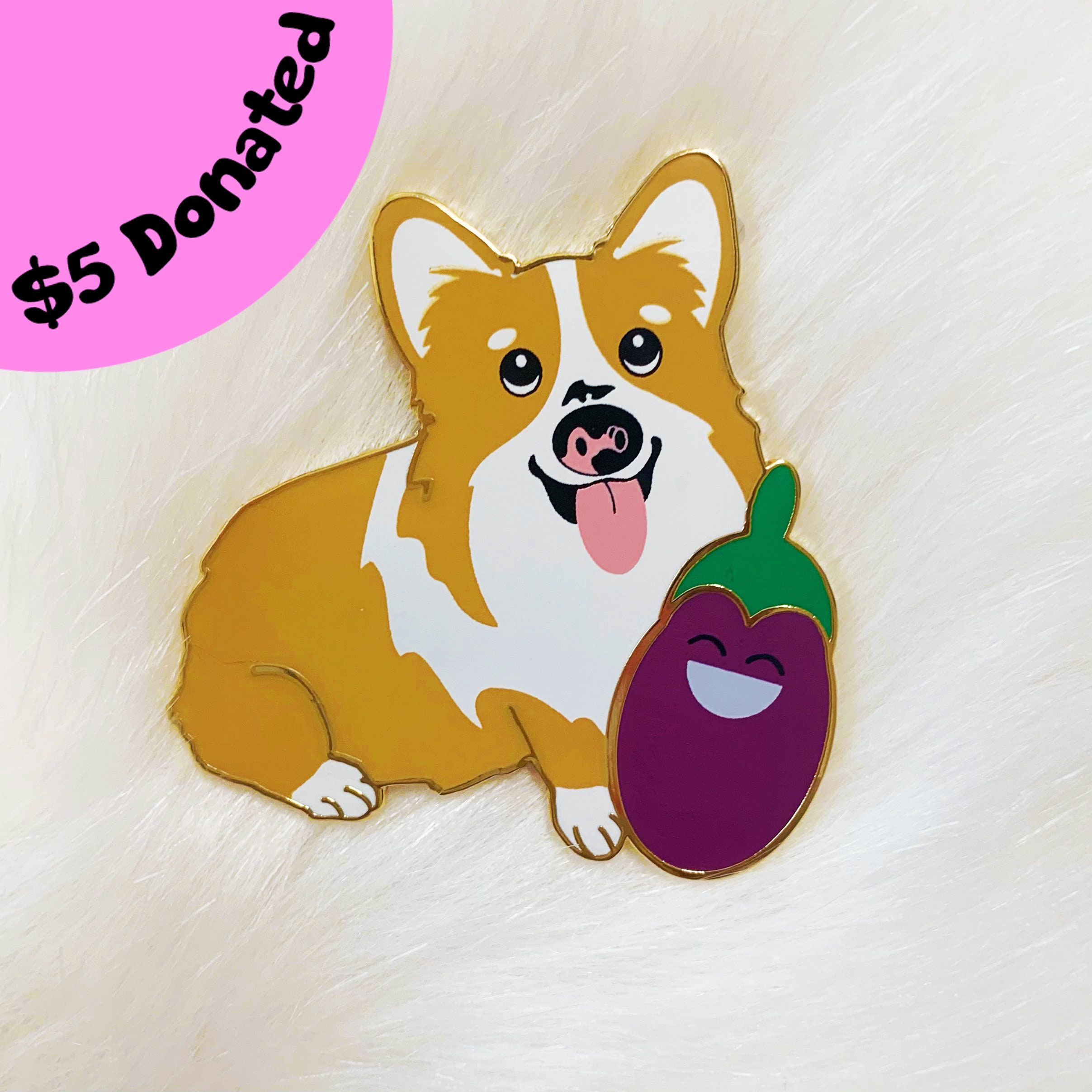 Stinky Allen Vasculitis Corgi Warrior Hard Enamel Pin - Etsy