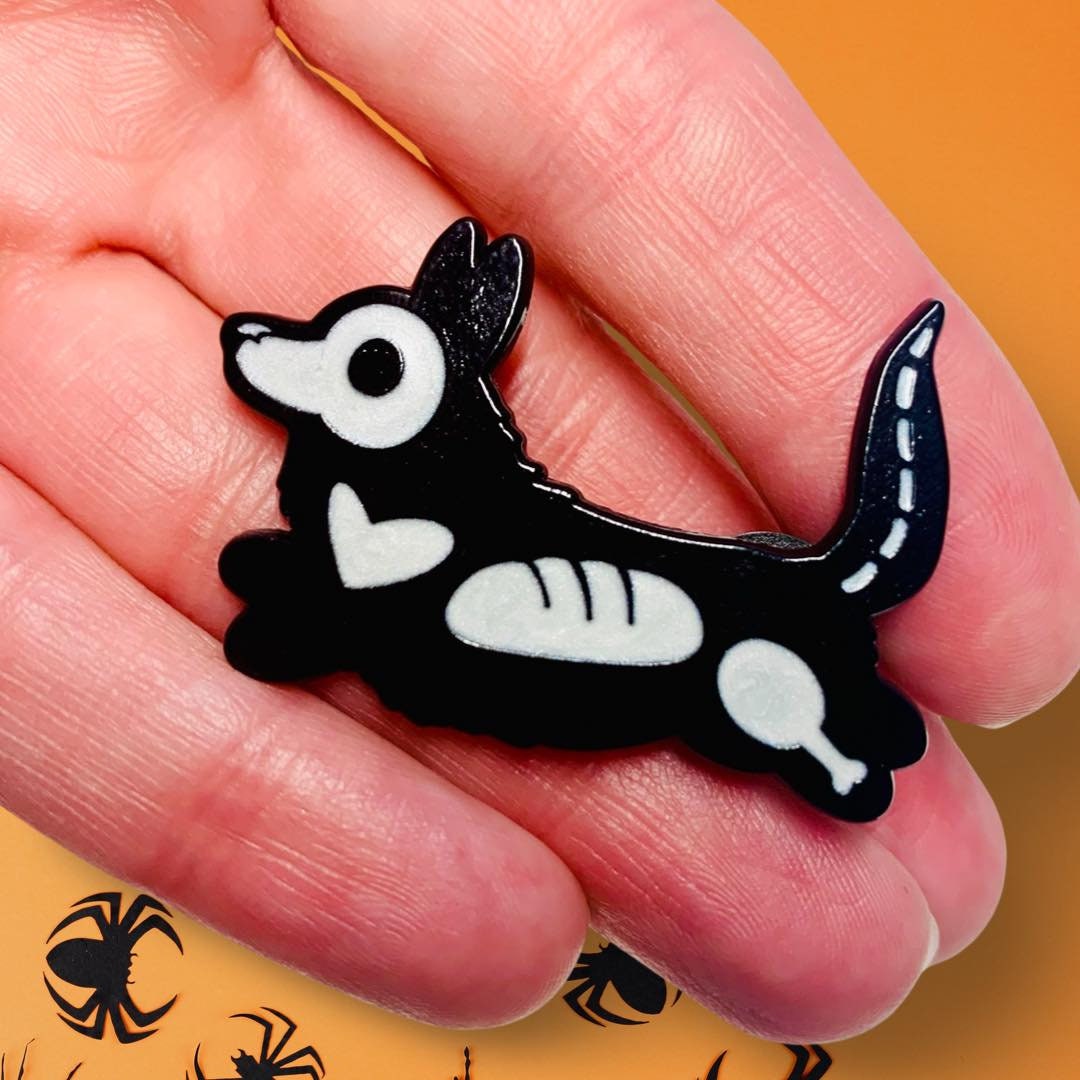 Bone-apart Bonaparte Glow-in-the-dark Cardigan Corgi With Tail ...