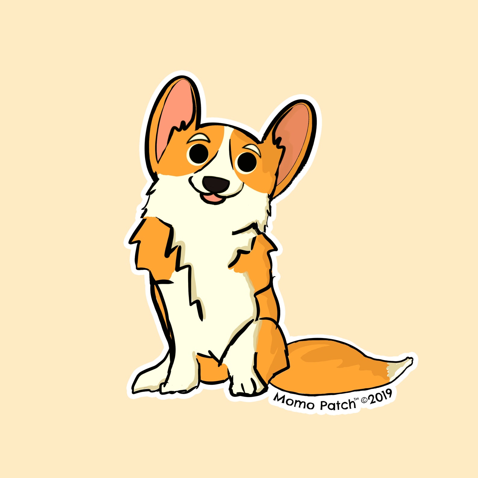 Cardigan Welsh Corgis / Undocked Pembroke Welsh Corgi Vinyl - Etsy UK