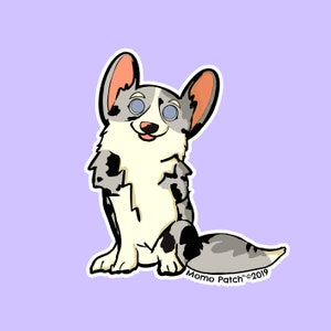 Cardigan Welsh Corgis / Undocked Pembroke Welsh Corgi Vinyl Stickers ...