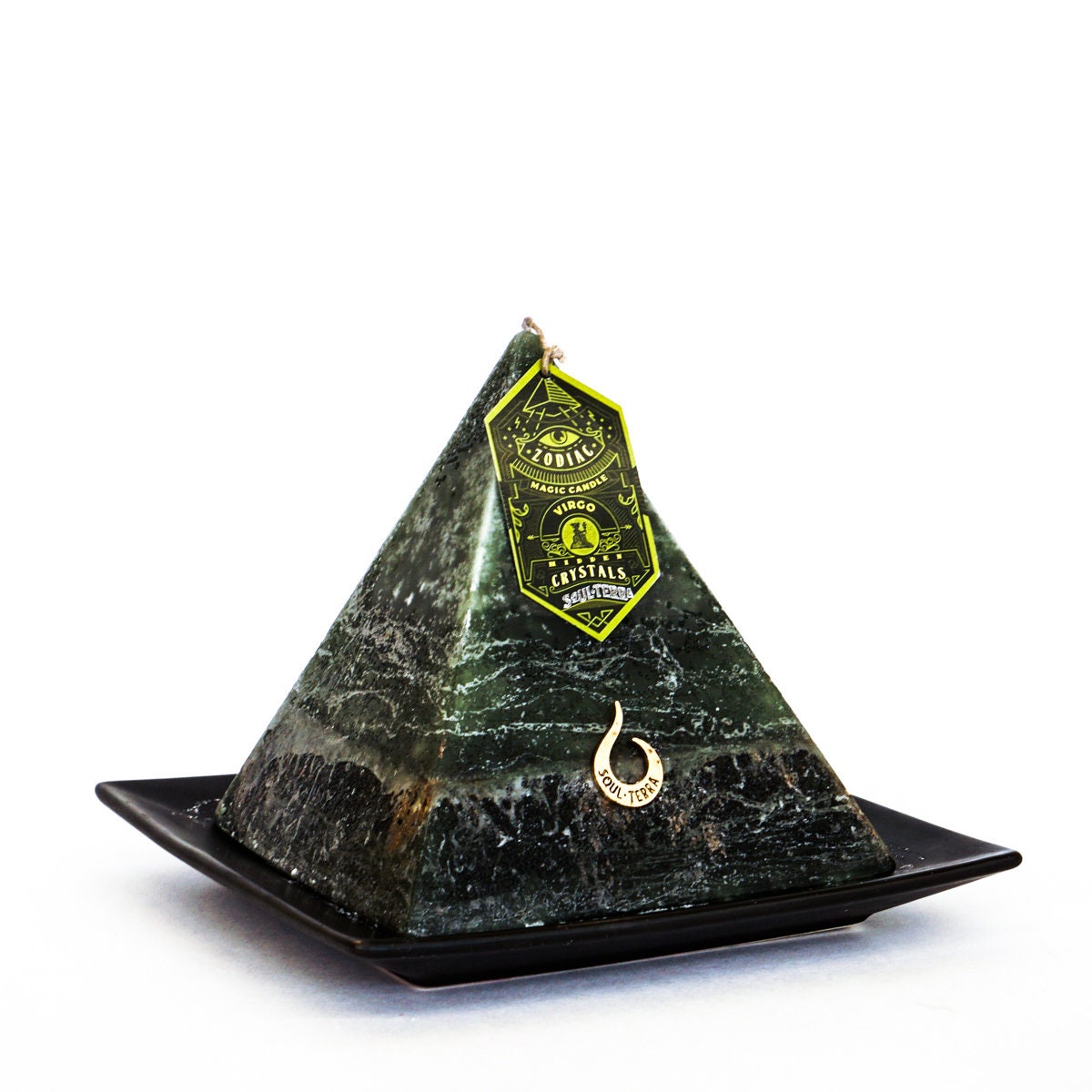 Virgo Crystal Pyramid Candle - Etsy