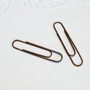 Rusted Paper Clips, 20 Rusted Mix of Regular & Large Size, Vintage ...