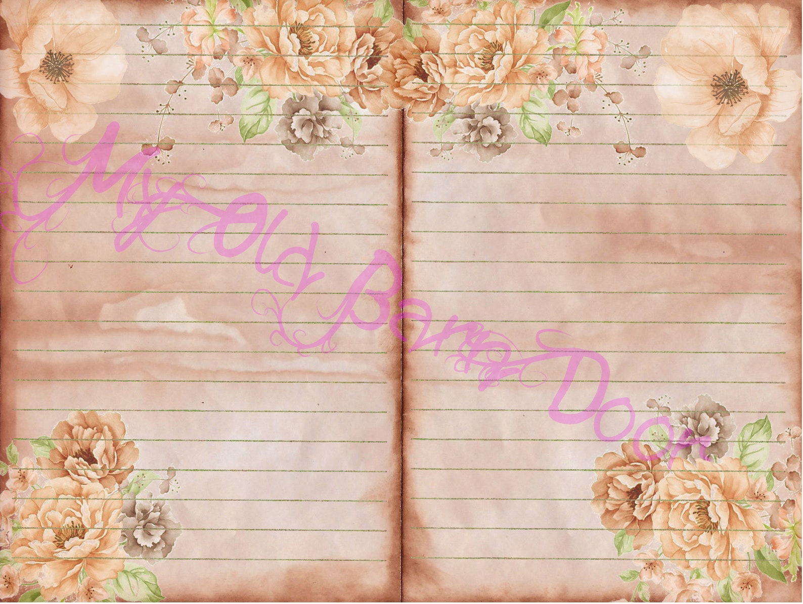 Autumn Farms Digital Journal Kit **DIGITAL PRODUCT**, Farmhouse, Farm ...
