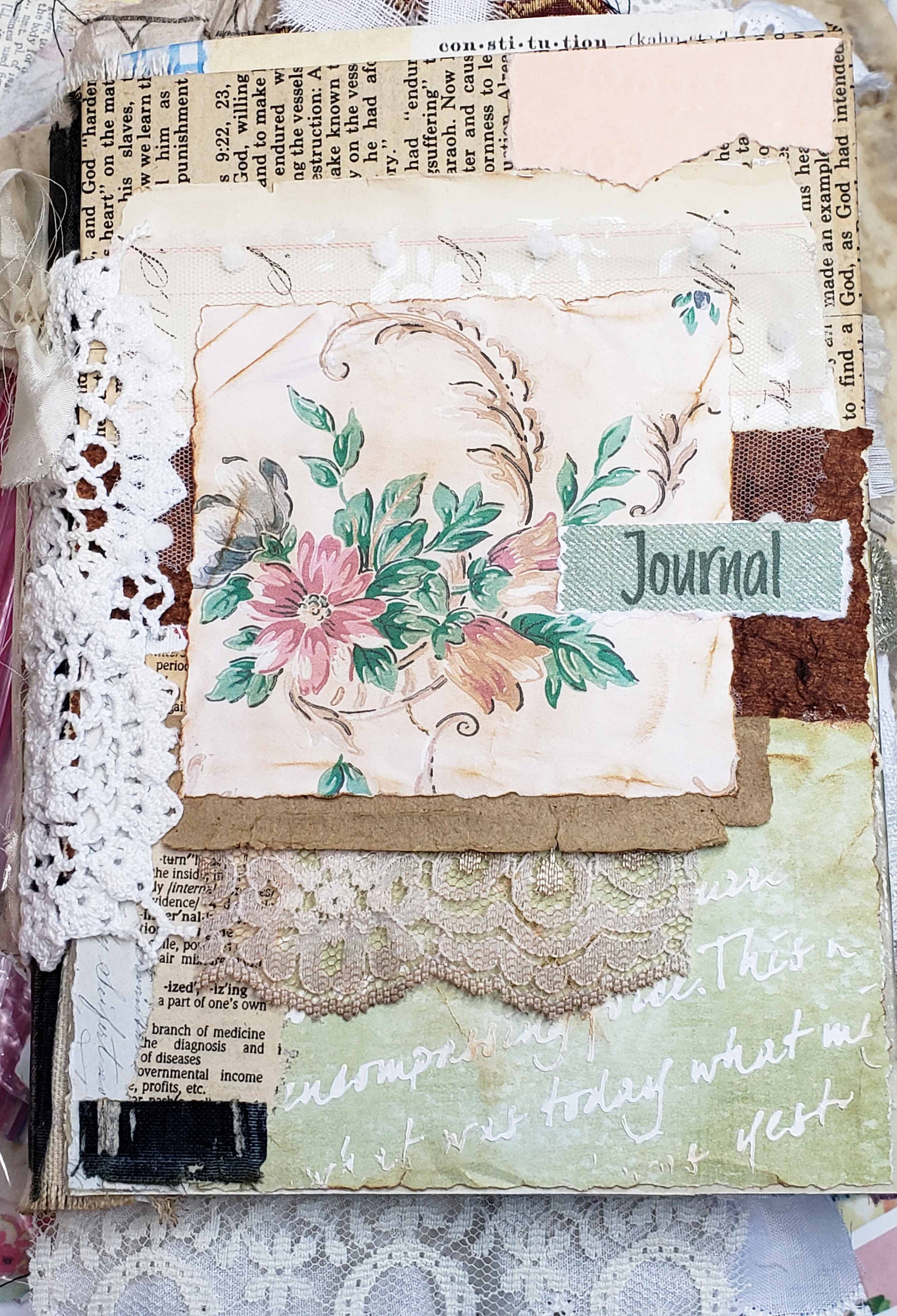 Journal Labels, Digital Download, Journal, Scrapbook, Floral, French ...