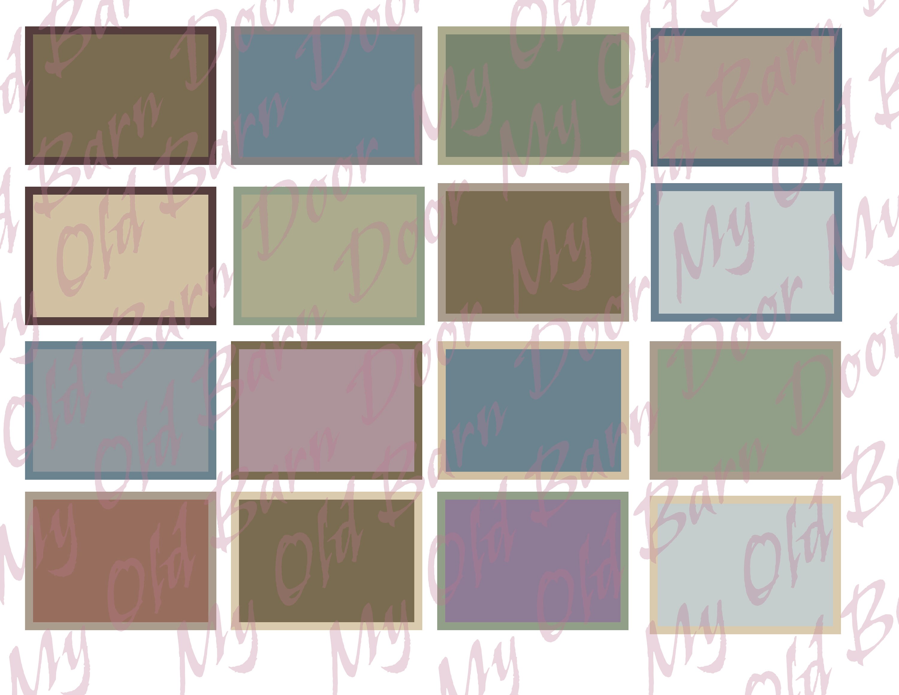 Farm Label and Card Set, DIGITAL DOWNLOAD, Junk Journal, Scrapbook ...