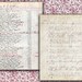 Vintage Ledgers Portrait, Digital Download, Ledger Paper, Scrapbook ...