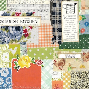 Rice Paper for Decoupage, Farmhouse Style, Junk Journal, Scrapbook ...