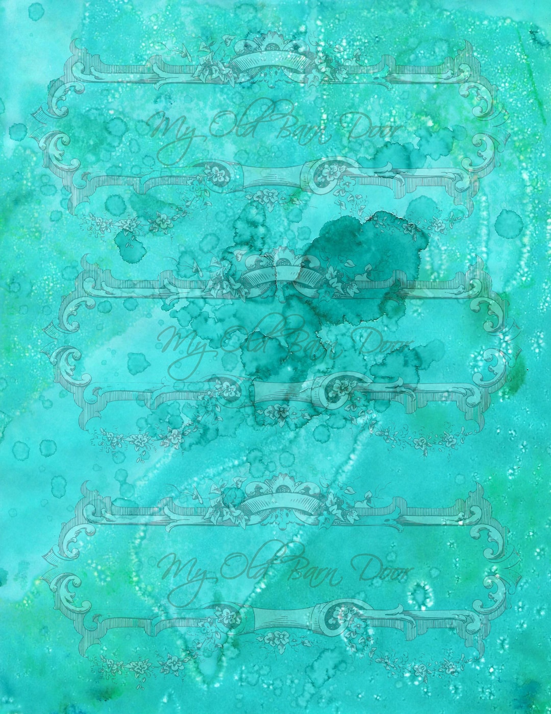 Peace Pack Digital Background Kit, Hand Dyed Background Pages by Debby ...