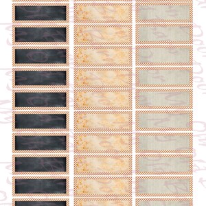 Rust Color Variety Gingham Labels, Fall Labels, Farm Labels, Farm, Fall ...