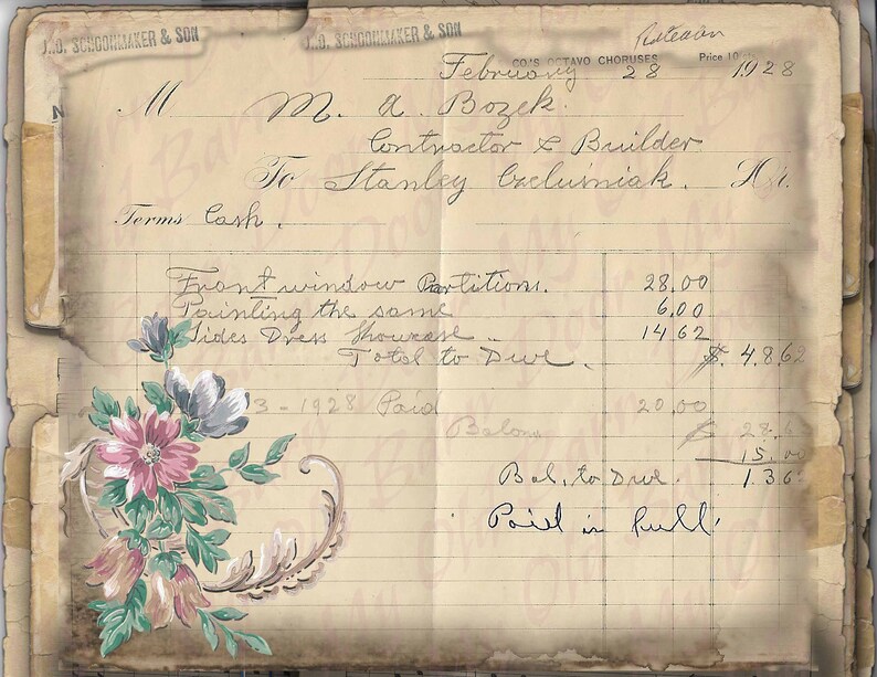 Wallpaper Ledgers Kit 2 Digital Download Ledger Vintage - Etsy