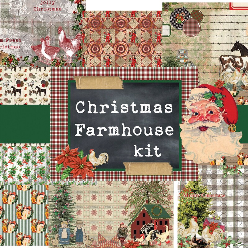 Farm Scrapbook Kit - Etsy