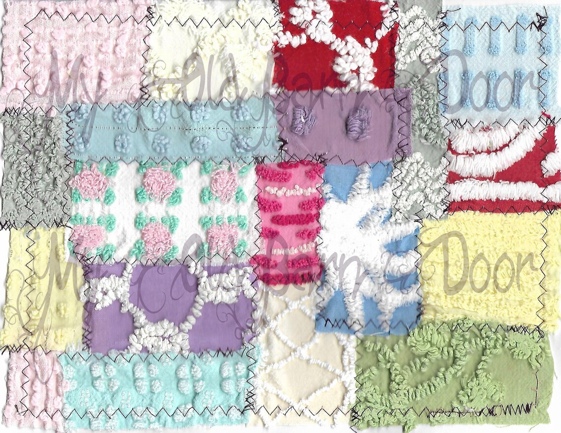 Rice Paper for decoupage Quilt Collage style junk journal | Etsy