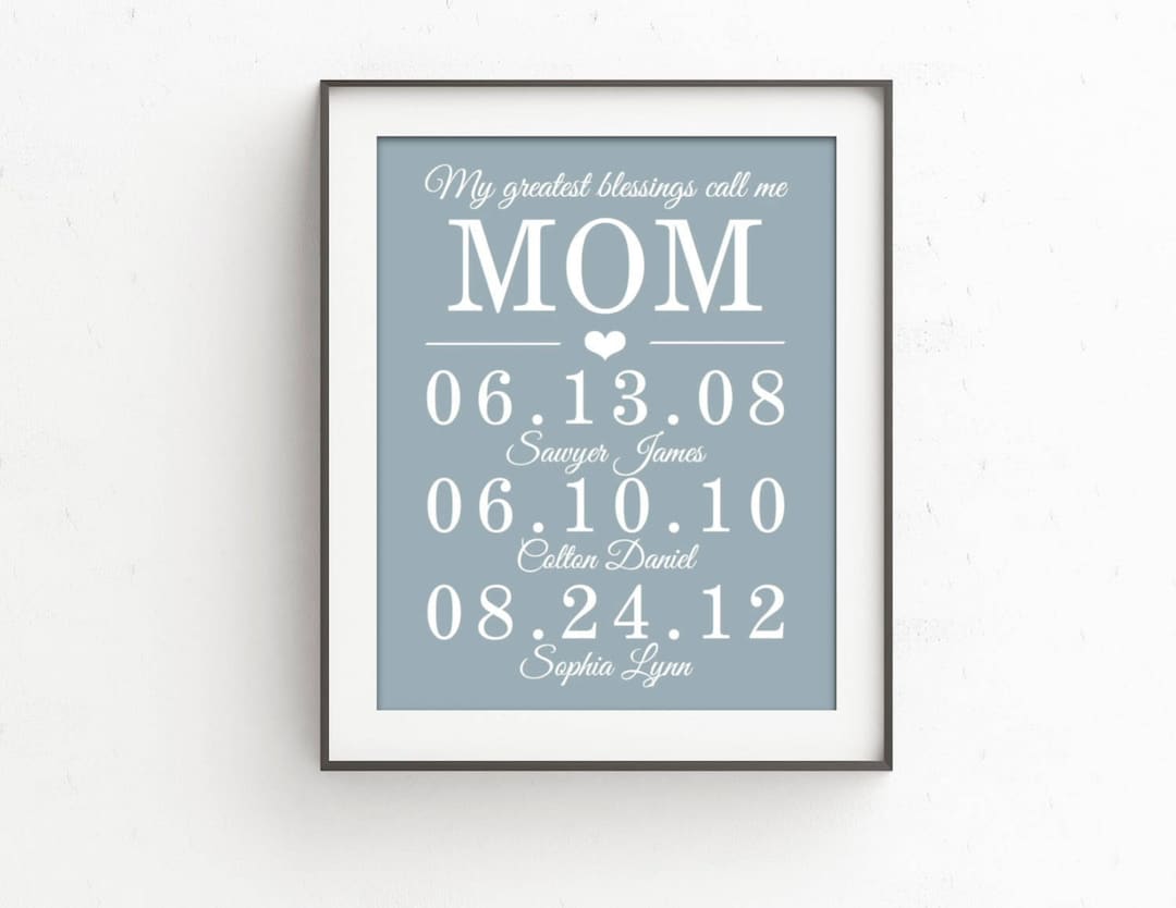 Mothers Day Gift Personalized Mothers Day Gift From Daughter Mom Gift ...