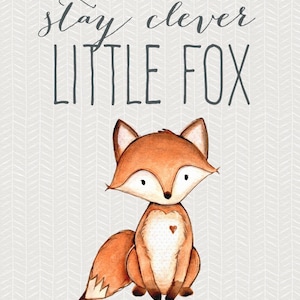 Woodland Decor Prints, Nursery Art, Fox Print, Bear Print, Raccoon ...