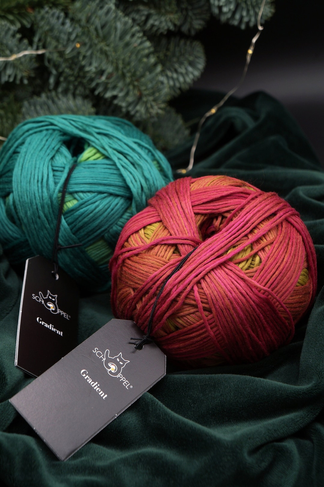 Merino Wool Schoppel Wolle Gradient Knitting Yarn, DK Weight Yarn, Soft ...