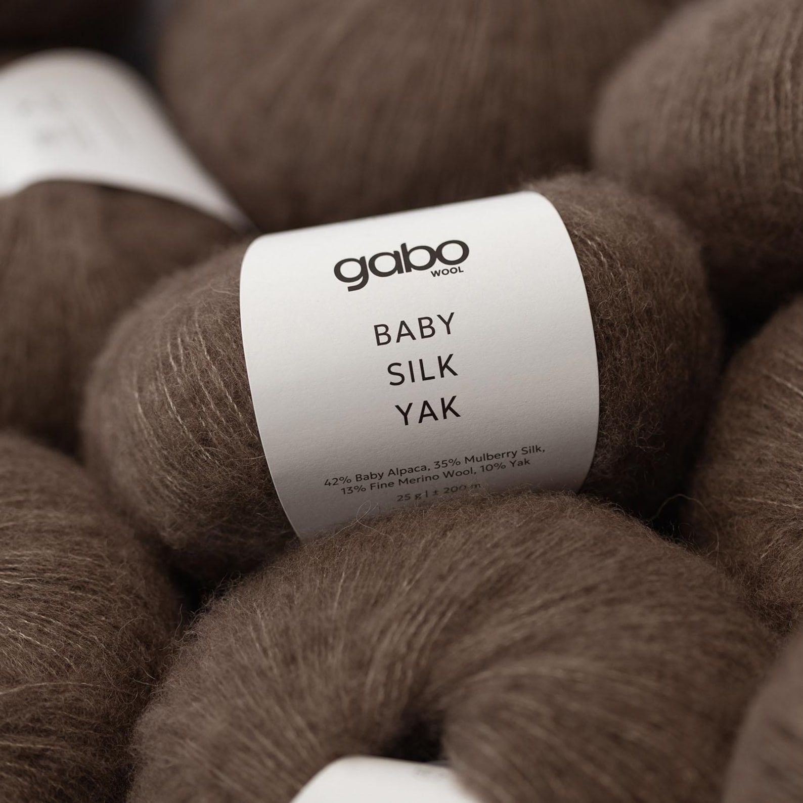 Mulberry Silk, Baby Alpaca, Merino Wool, Yak Wool Yarn Gabo Wool Baby ...