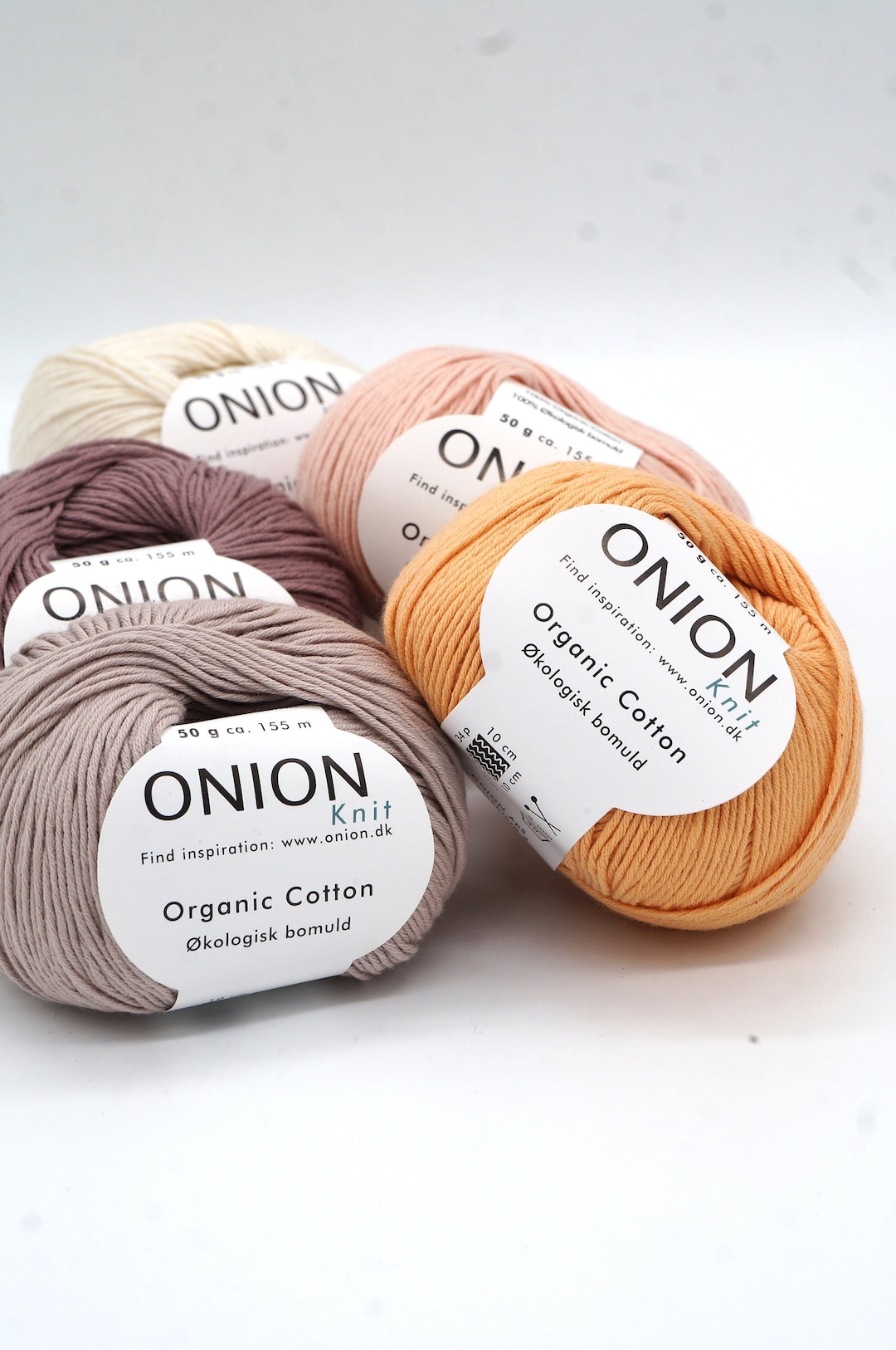 Organic Cotton ONION Knit Organic Cotton - Knitting Yarn - Crochet Yarn ...