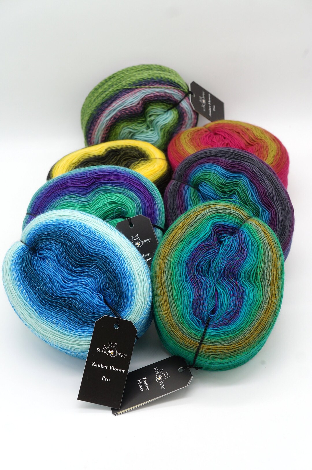 Merino Wool Yarn Schoppel Wolle Zauber Flower - Gradient Self-striping ...