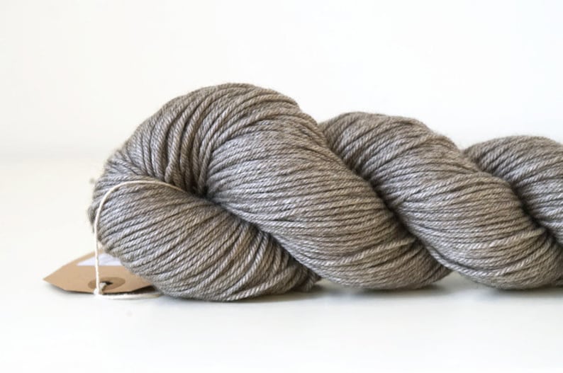 Undyed merino wool silk and yak wool yarn 100 g per skein | Etsy