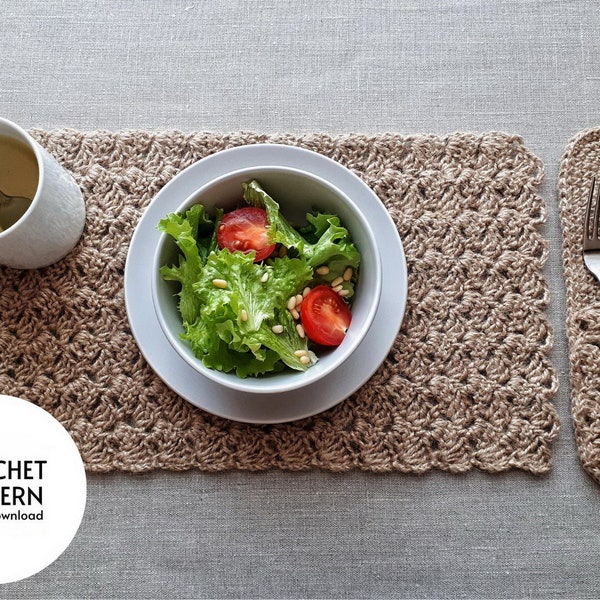 Crochet Table Mat - Etsy