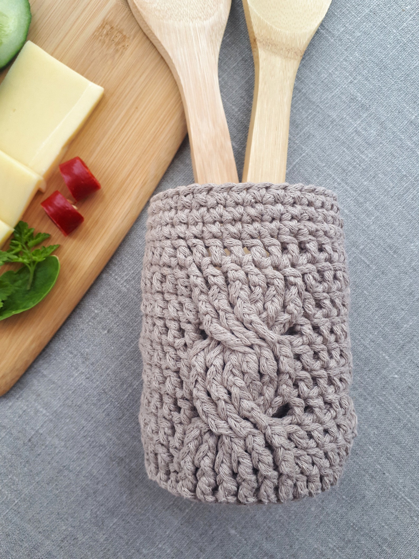 CROCHET PATTERN Jar Cozy Crochet Pattern Pdf Jar Cover DIY Tutorial ...