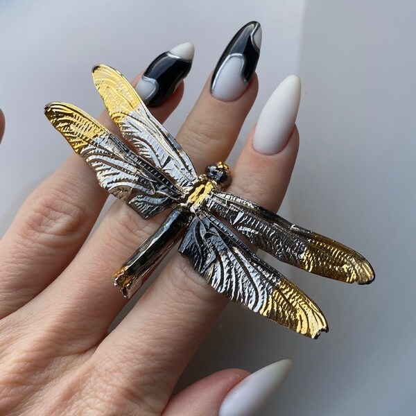 Dragonfly Brooch - Etsy