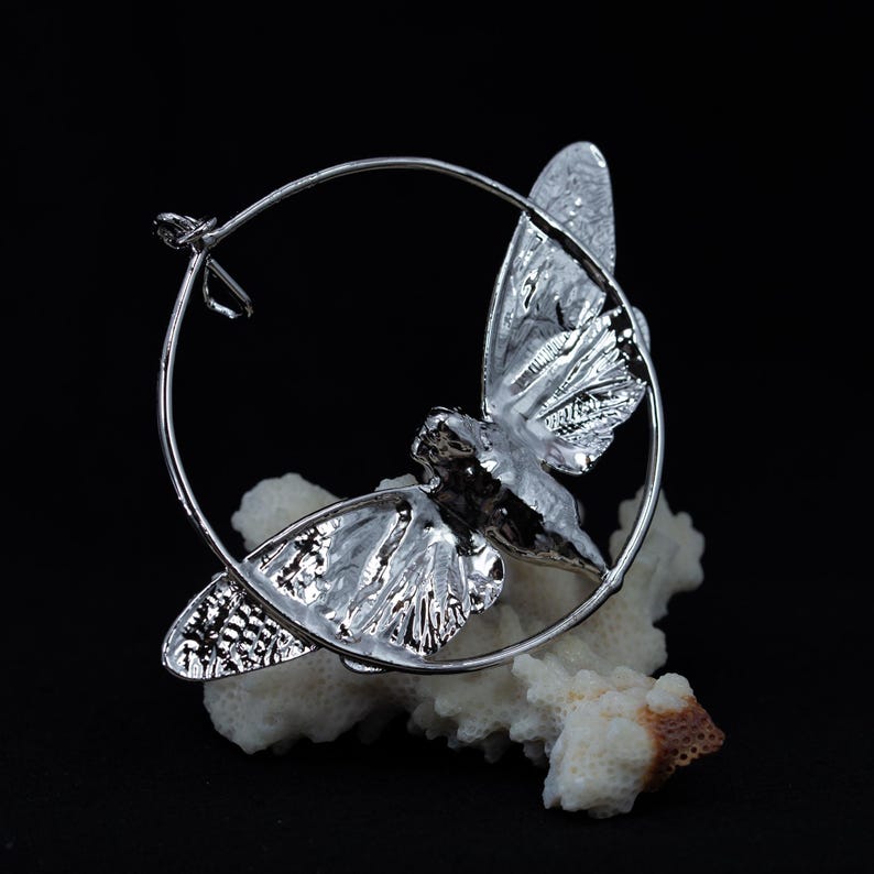 Cicada Pendant | Real Insect Jewelry | Bug Jewelry | Metal Electroform ...