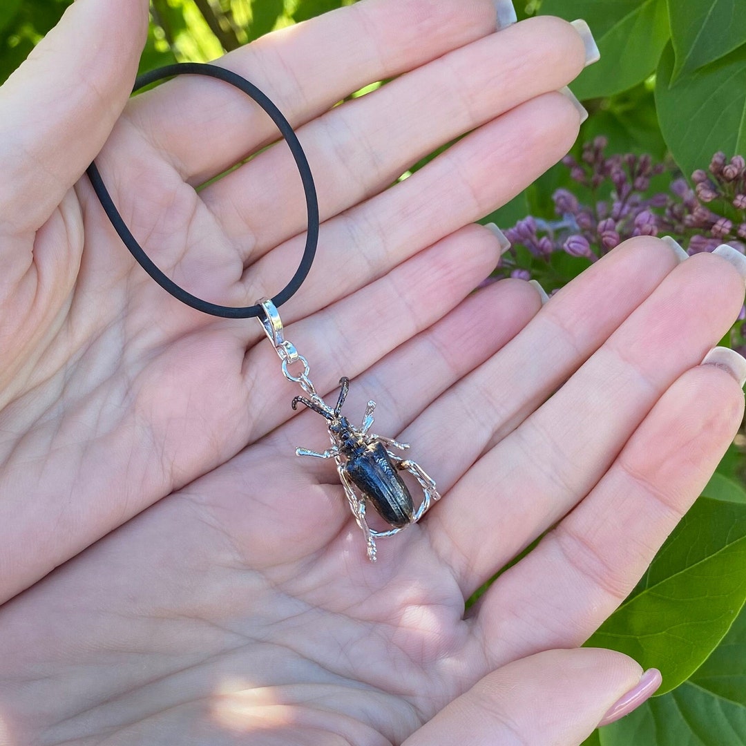 Real Bug Electroformed With Pure Rhodium Finishing. Unusual Jewelry. - Etsy