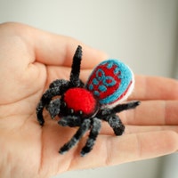 African Flower Mini Tarantula - Etsy