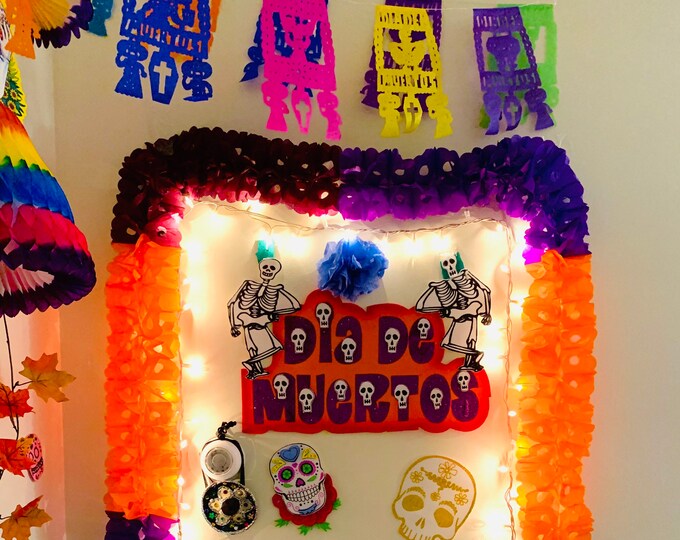 Day of the Dead Decor Set/dia De Los Muertos Set/ofrenda Supplies/dia ...