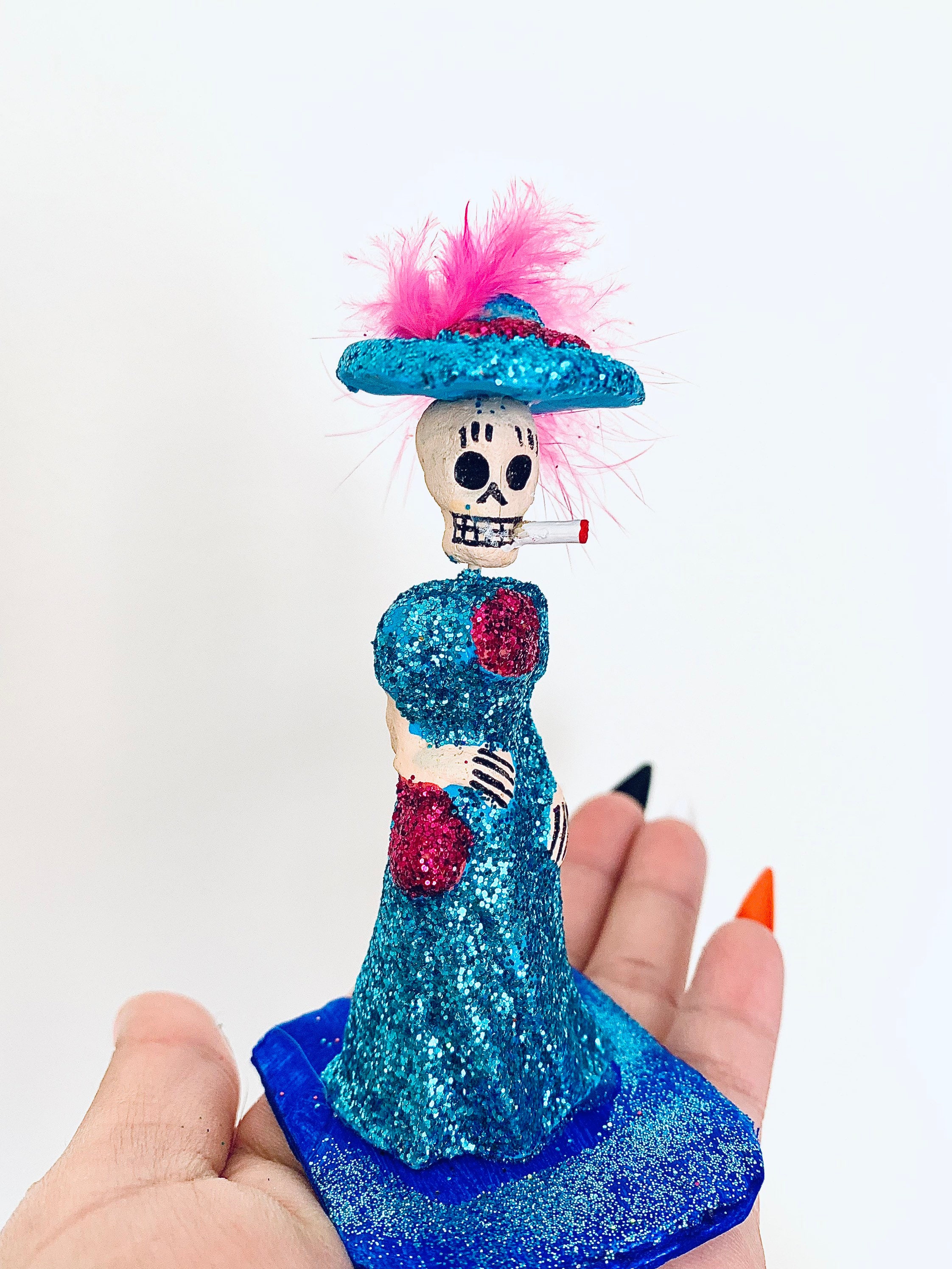 Mini Catrina Dolls/day of the Dead Decor/dia De Los Muertos Decor/altar ...