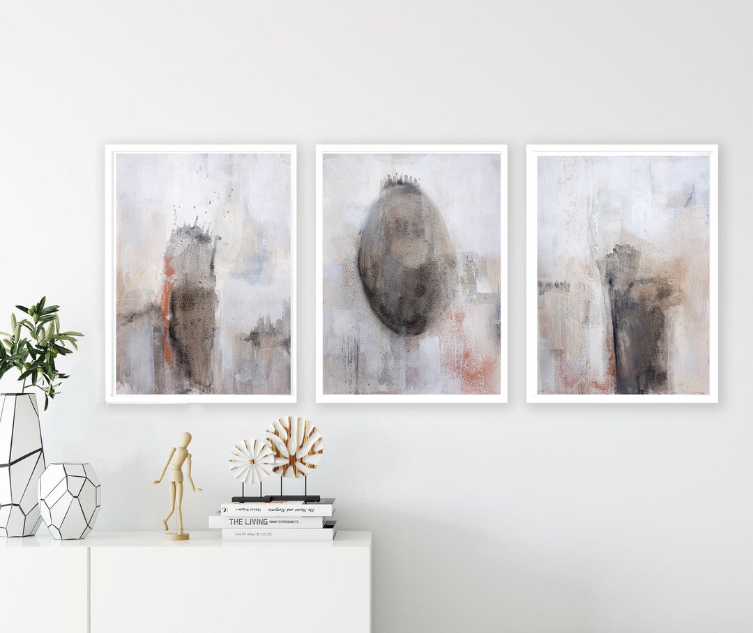 Original Abstract Painting, Rustic Home Decor, Abstract Painting ...