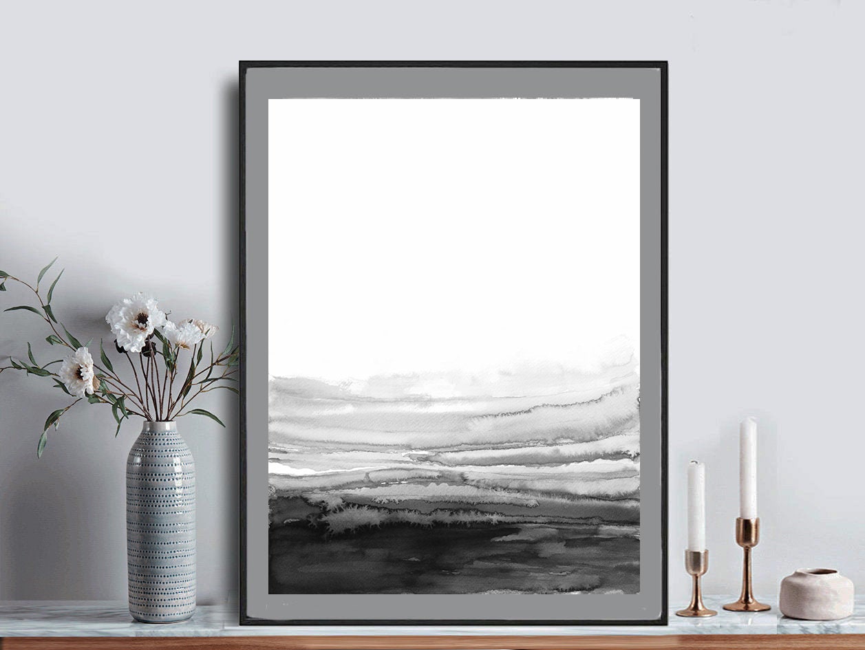 Minimal Abstract Art Set of 2 Art Prints Set Wall Art - Etsy