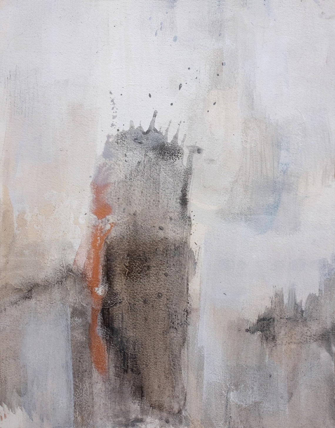 Original Abstract Painting Rustic Home Decor Abstract | Etsy