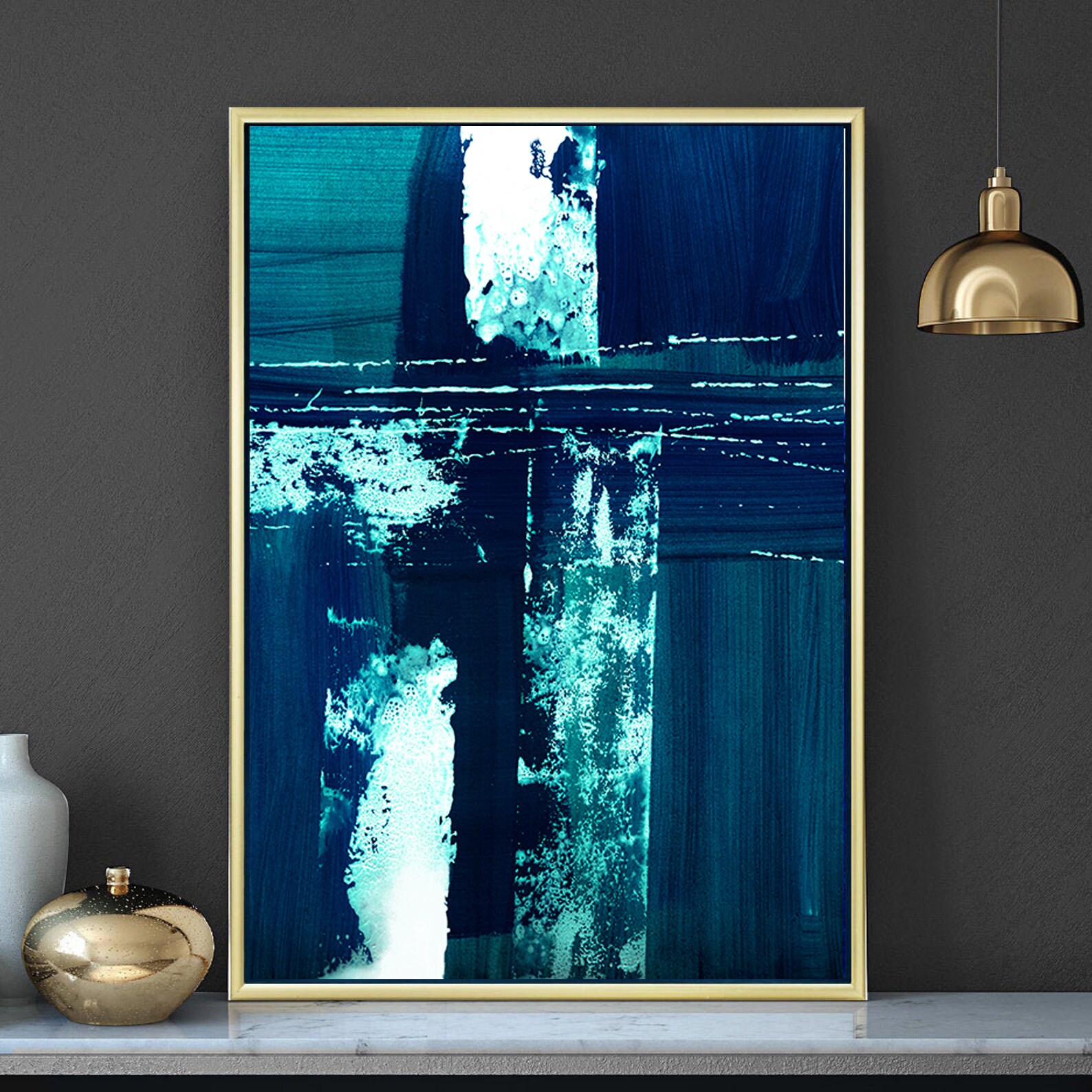 Printable Abstract Contemporary Art Print From Original | Etsy