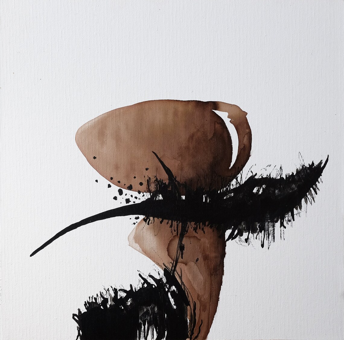 Original Ink Art Abstract Contemporary Wall Art Modern Art - Etsy