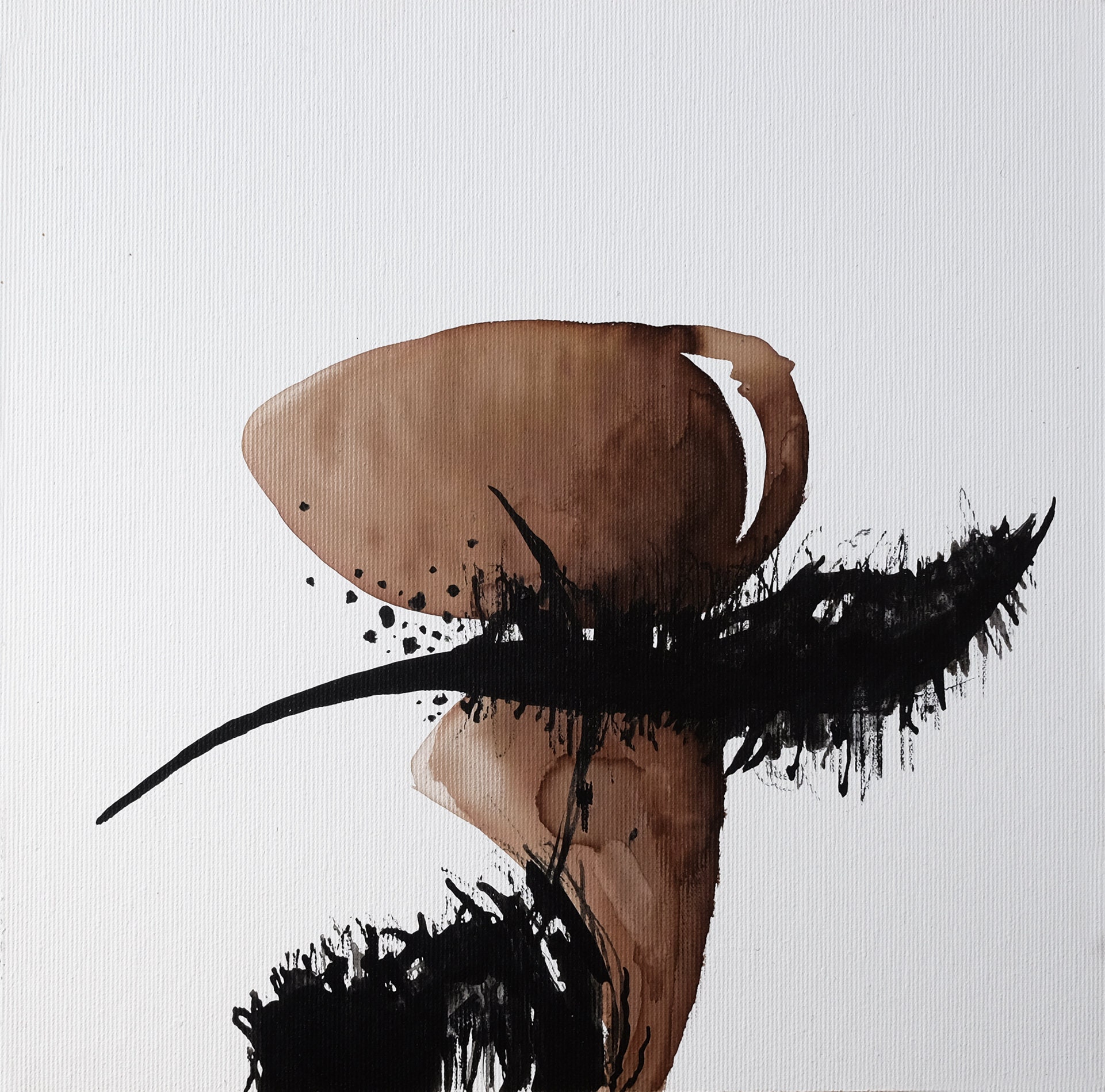 Original Ink Art Abstract Contemporary Wall Art Modern Art - Etsy