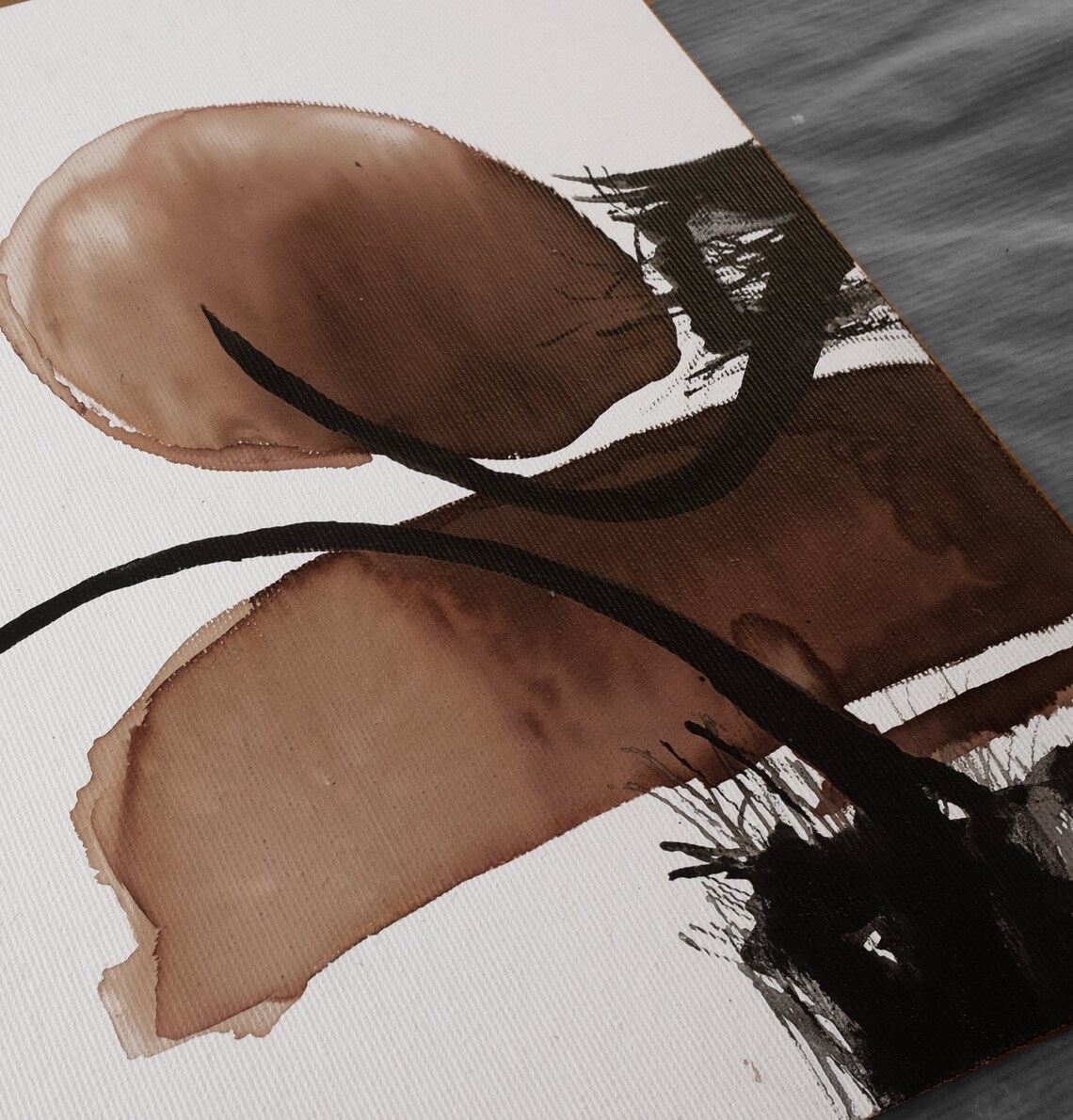 Original Ink Art Abstract Contemporary Wall Art Modern Art | Etsy