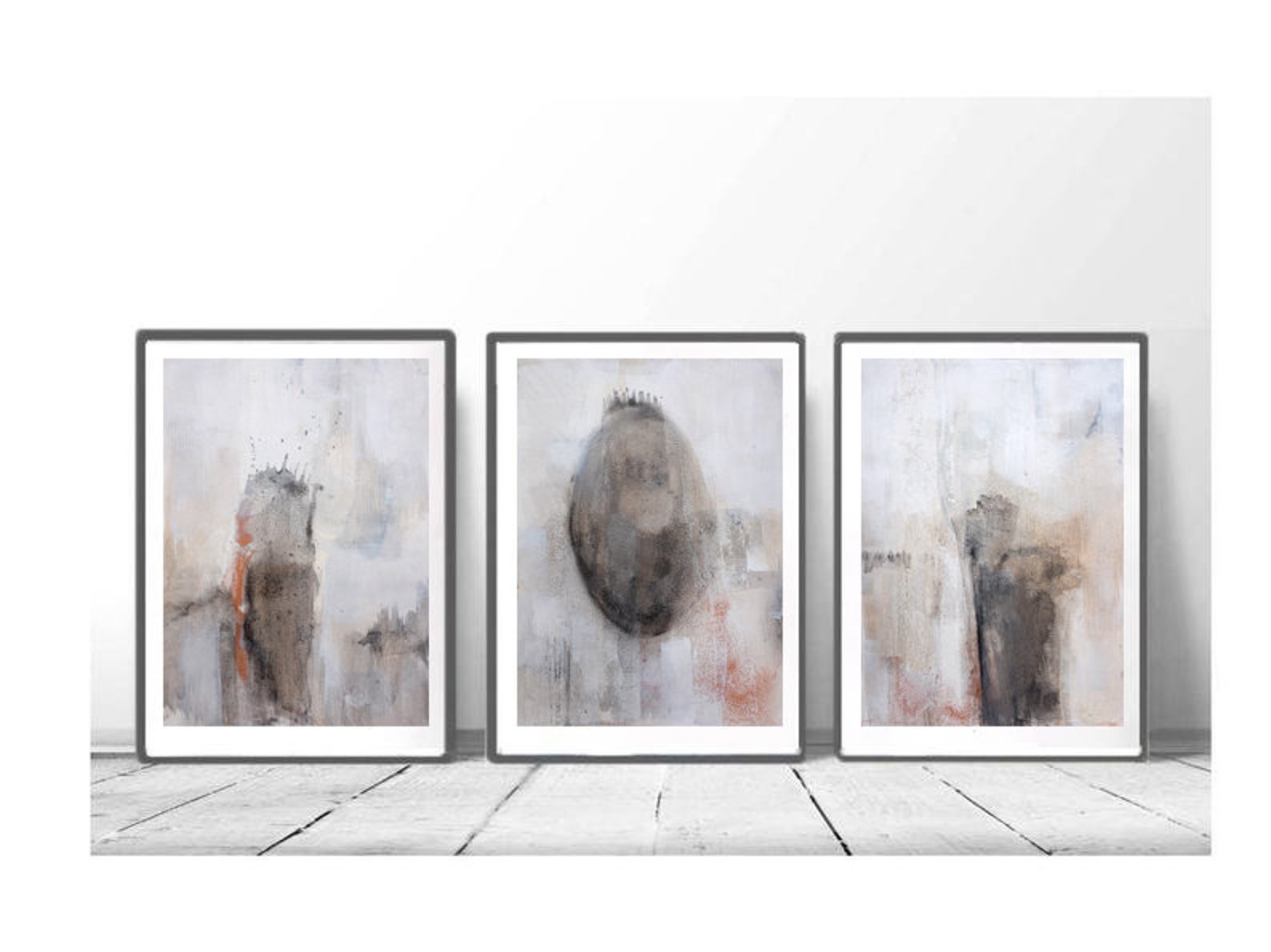 Original Abstract Painting Rustic Home Decor Abstract | Etsy