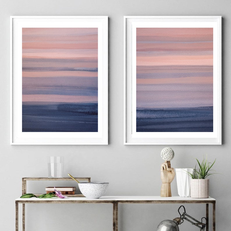 Bedroom Print Set PRINTABLE Wall Art Set of 2 Prints | Etsy